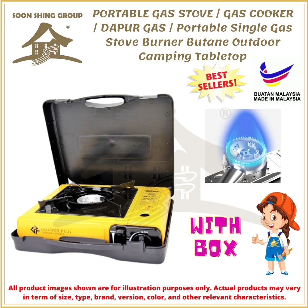 PORTABLE GAS STOVE / GAS COOKER / DAPUR GAS / Portable Single Gas Stove ...