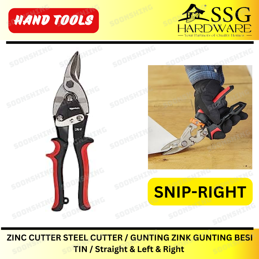 ZINC CUTTER STEEL CUTTER / GUNTING ZINK GUNTING BESI TIN / Straight ...