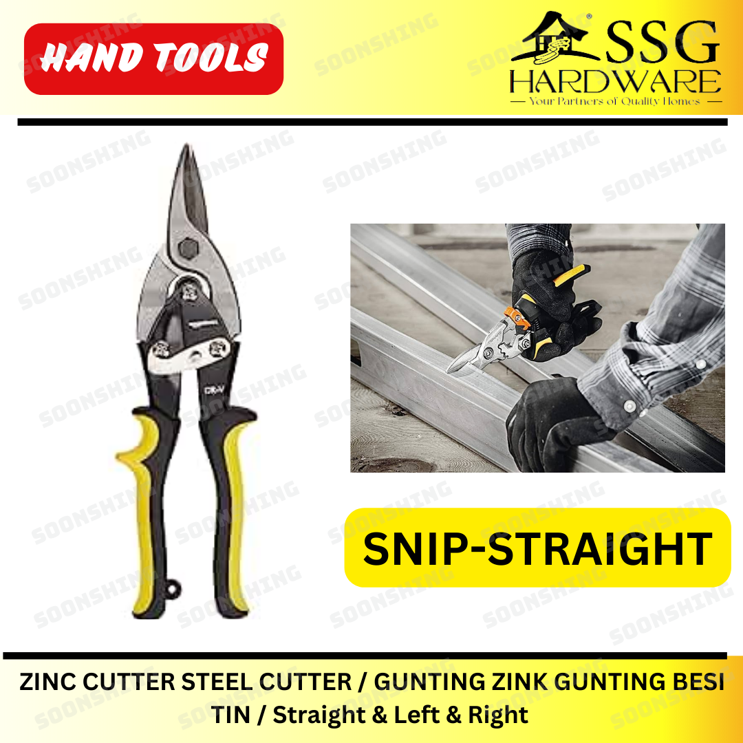 ZINC CUTTER STEEL CUTTER / GUNTING ZINK GUNTING BESI TIN / Straight ...