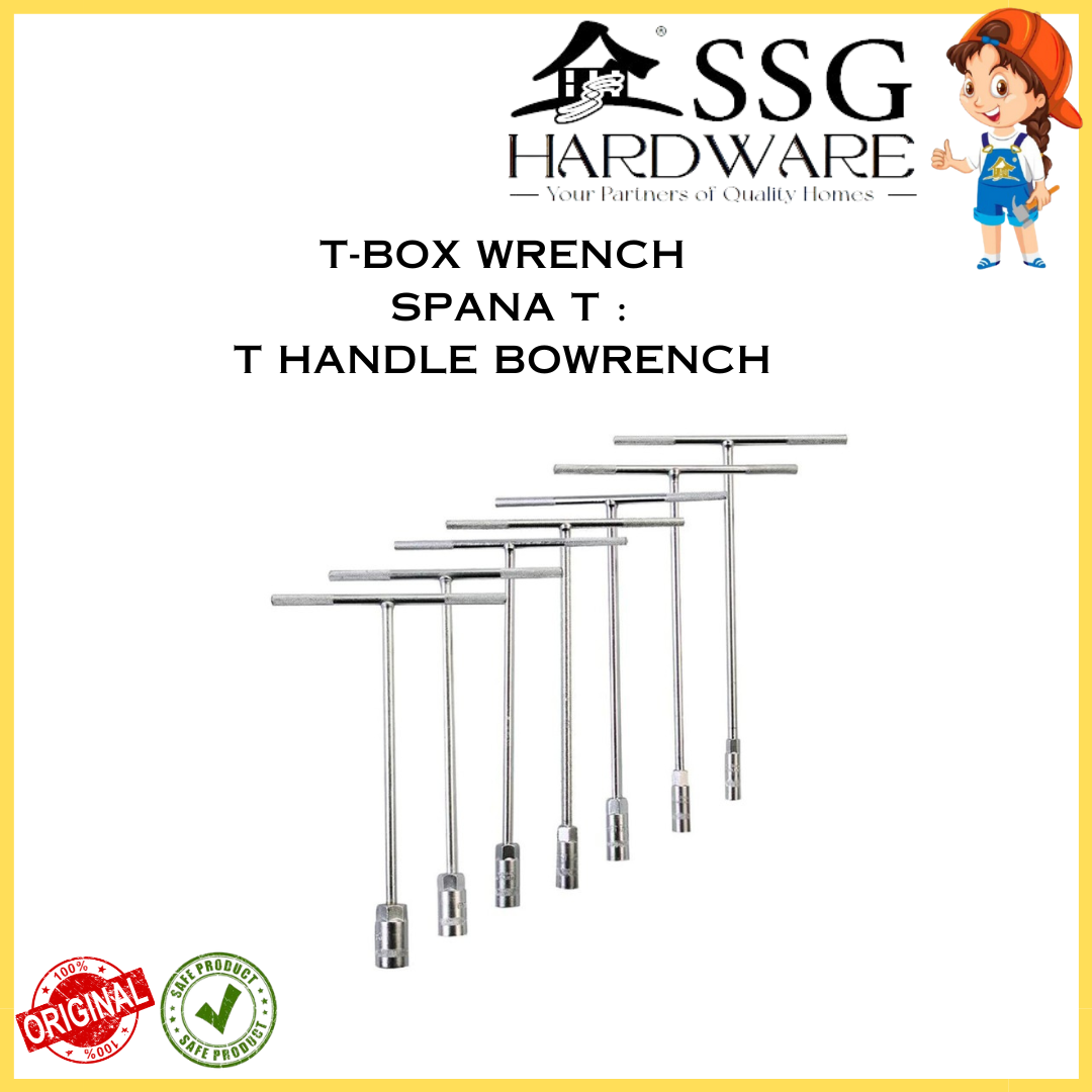 T-BOX WRENCH / SPANA T / SPANNER / T-TYPE / T HANDLE BOX WRENCH - ( 8MM ...