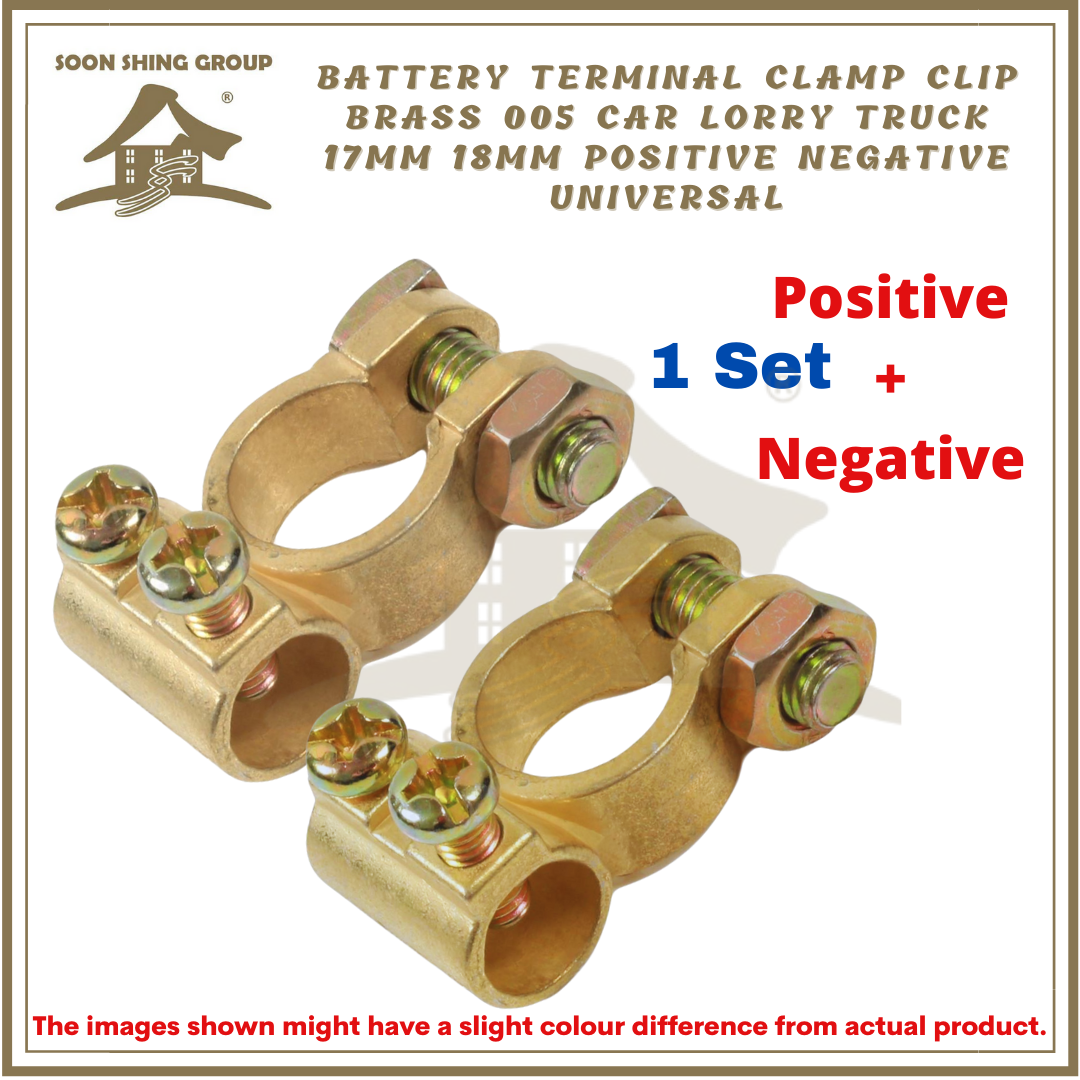 Battery Terminal Clamp Clip Brass 005 Car Lorry Truck 17mm 18mm ...