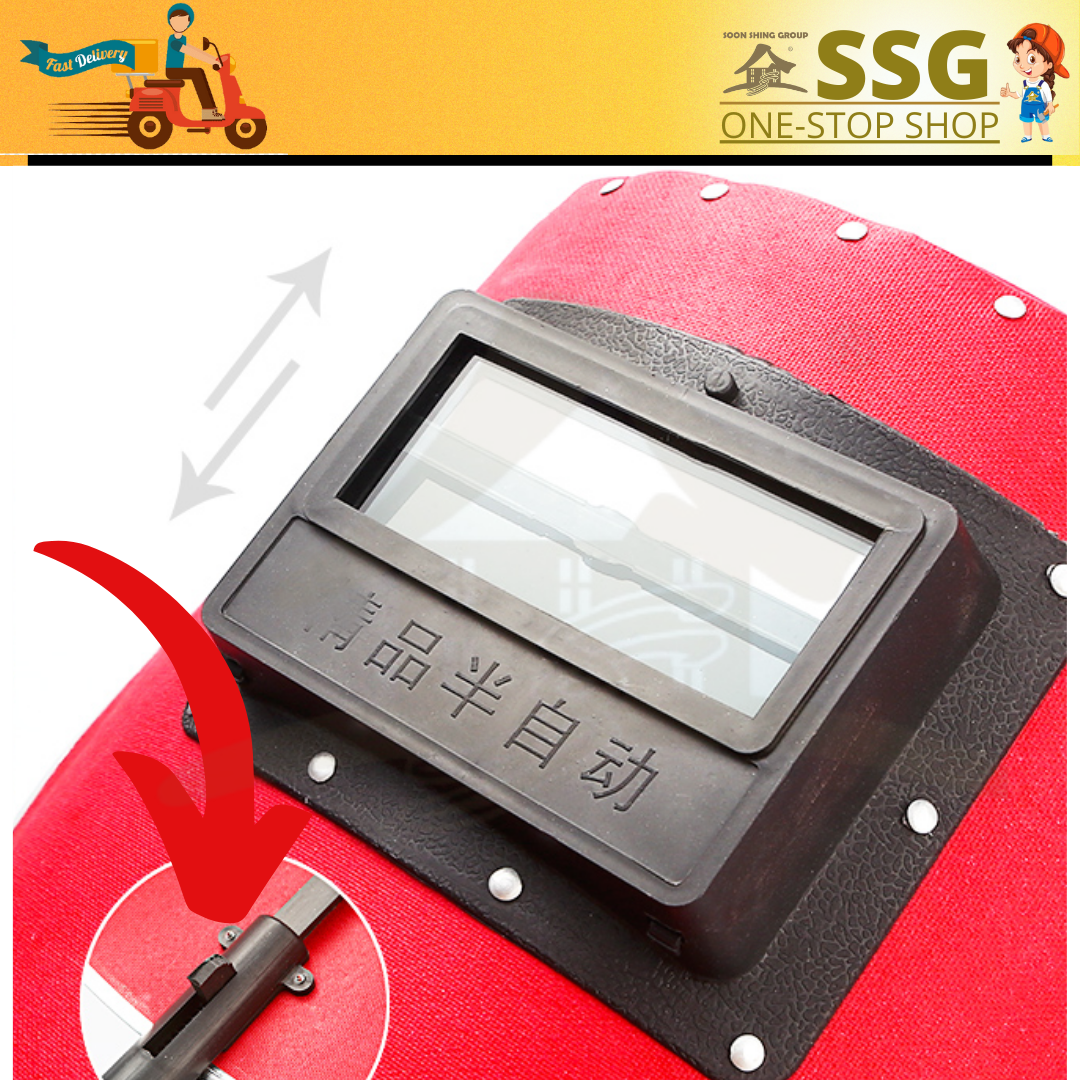 Welding Fibre Face Shield Hand Shield Cover With Plastic Handle Mask ...