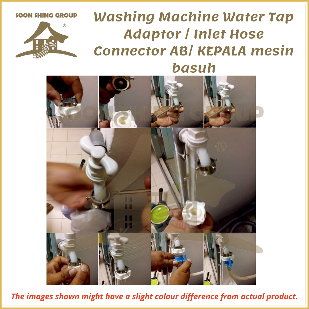 Washing Machine Water Tap Adaptor / Inlet Hose Connector AB/ KEPALA ...
