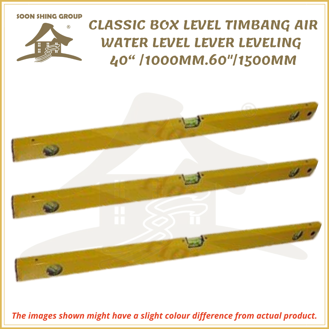 Classic Box Level Timbang Air Water Level / Lever / Leveling - 40inch ...