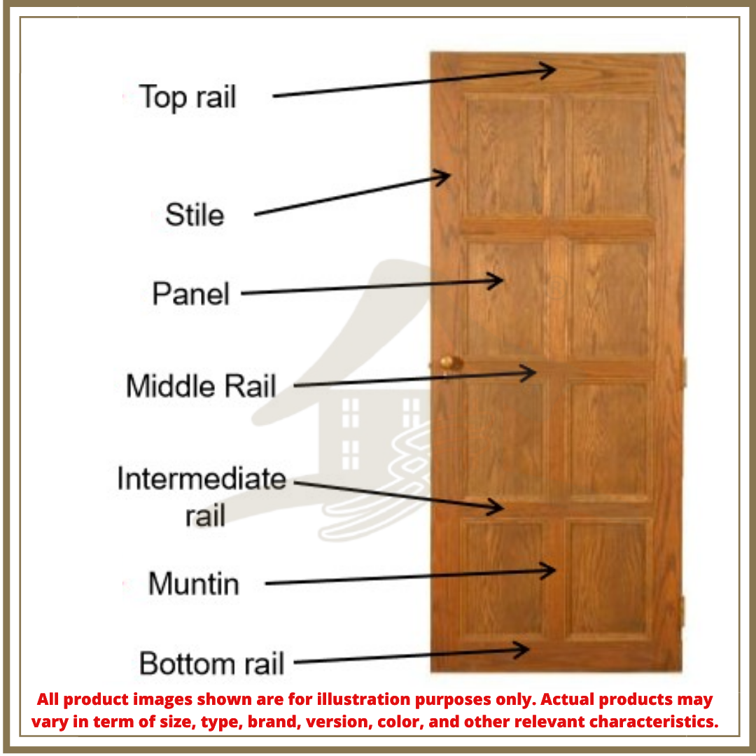 Timber Door / Pintu Solid 8 Petak Solid Wooden Door / Malaysia Door ...