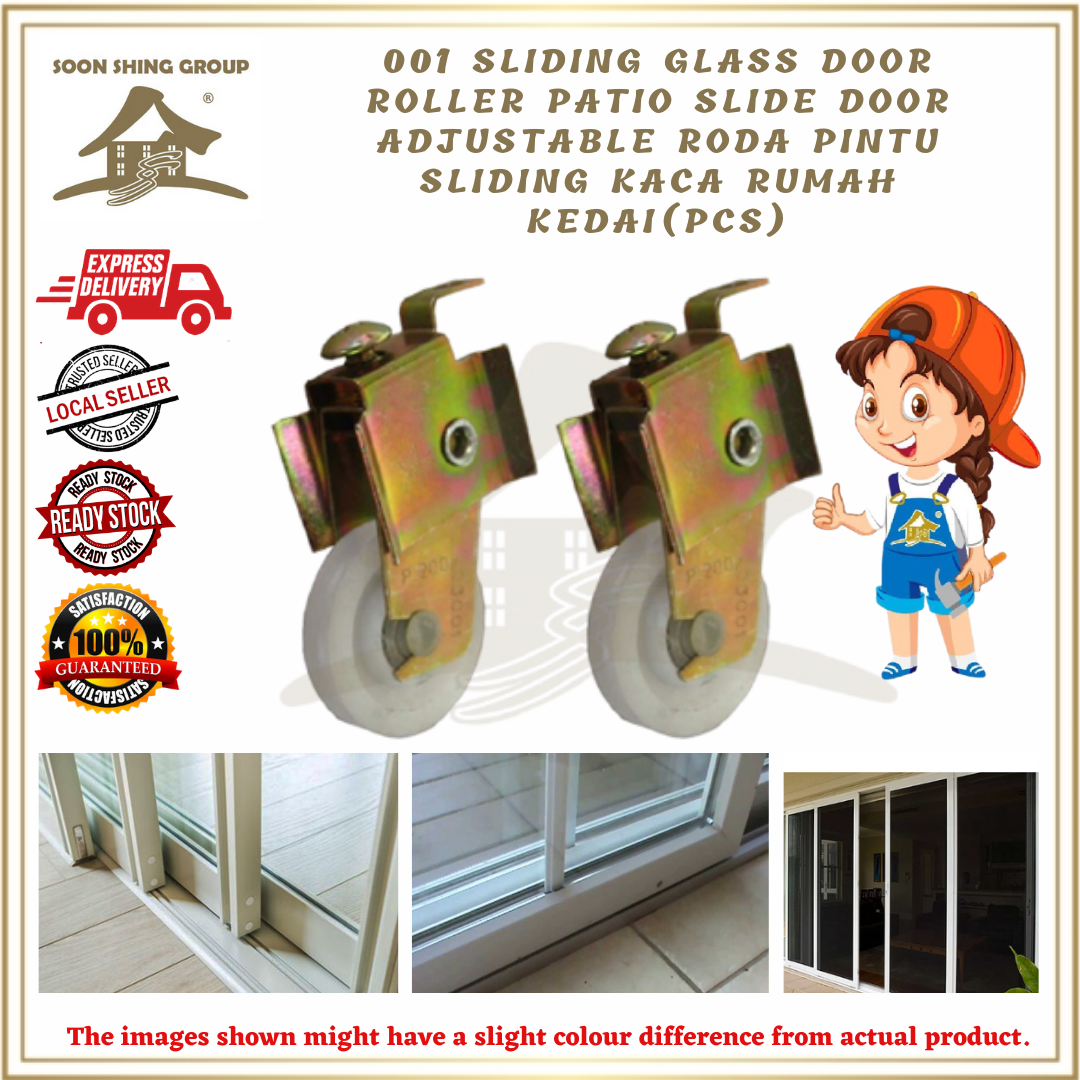 001 Sliding Glass Door Roller Patio Slide Door Adjustable Roda Pintu ...