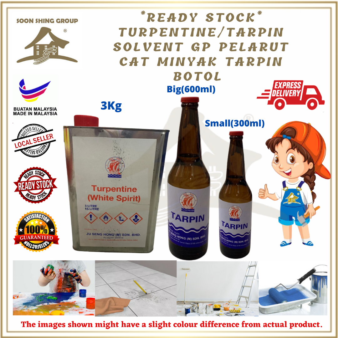 *Ready Stock* Turpentine / Tarpin Solvent GP Pelarut Cat Minyak Tarpin ...