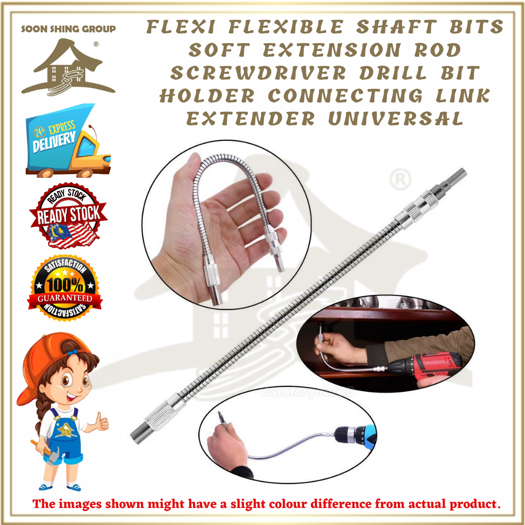 Stainless Steel Flexi Flexible Shaft Bits Soft Extension Rod ...