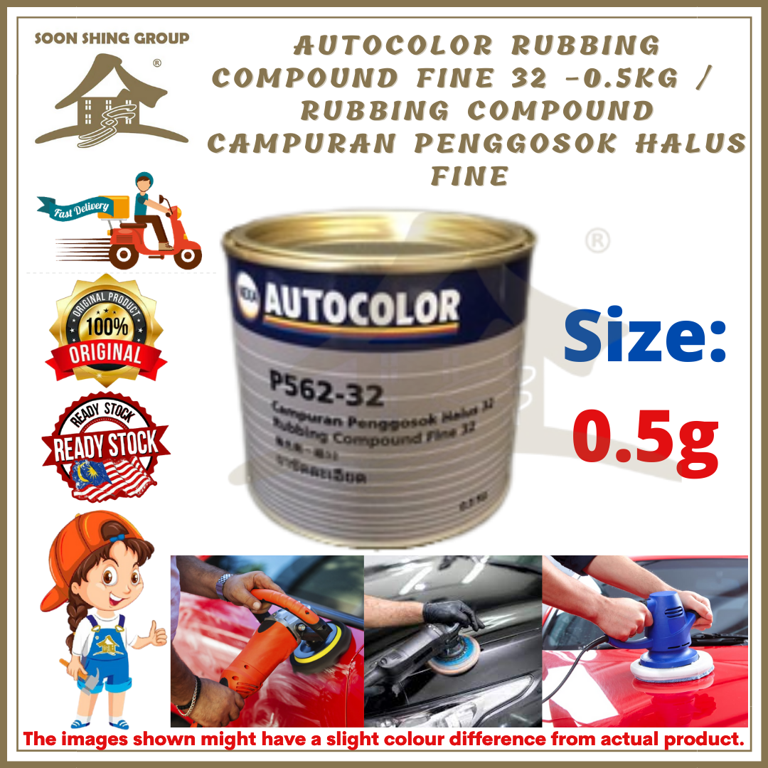 Autocolor Rubbing Compound Fine 32 -0.5kg / Rubbing Compound Campuran ...