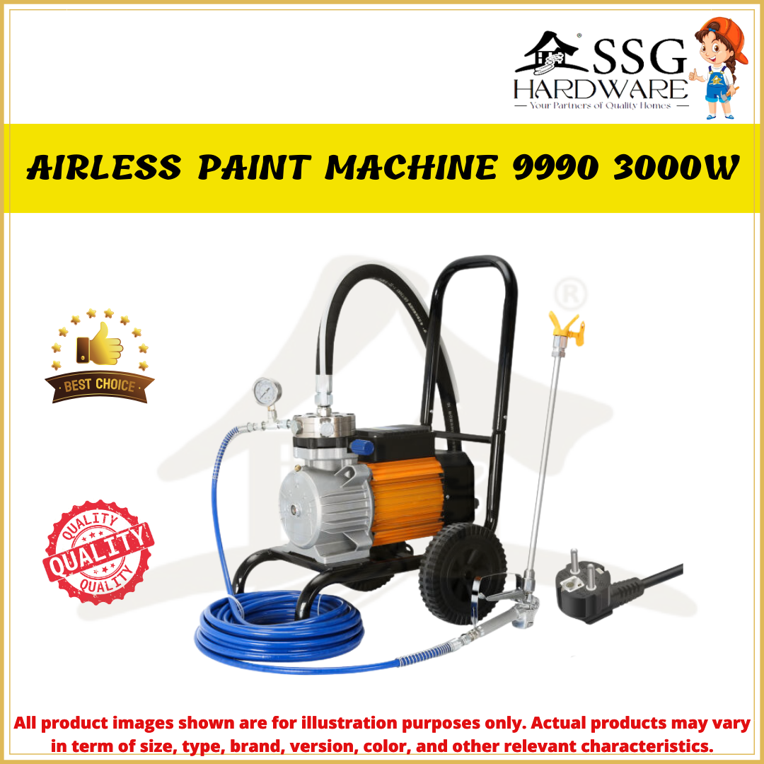 Heavy Duty Paint Sprayer Machine 9990 3000W Airless Electric Sprayer ...