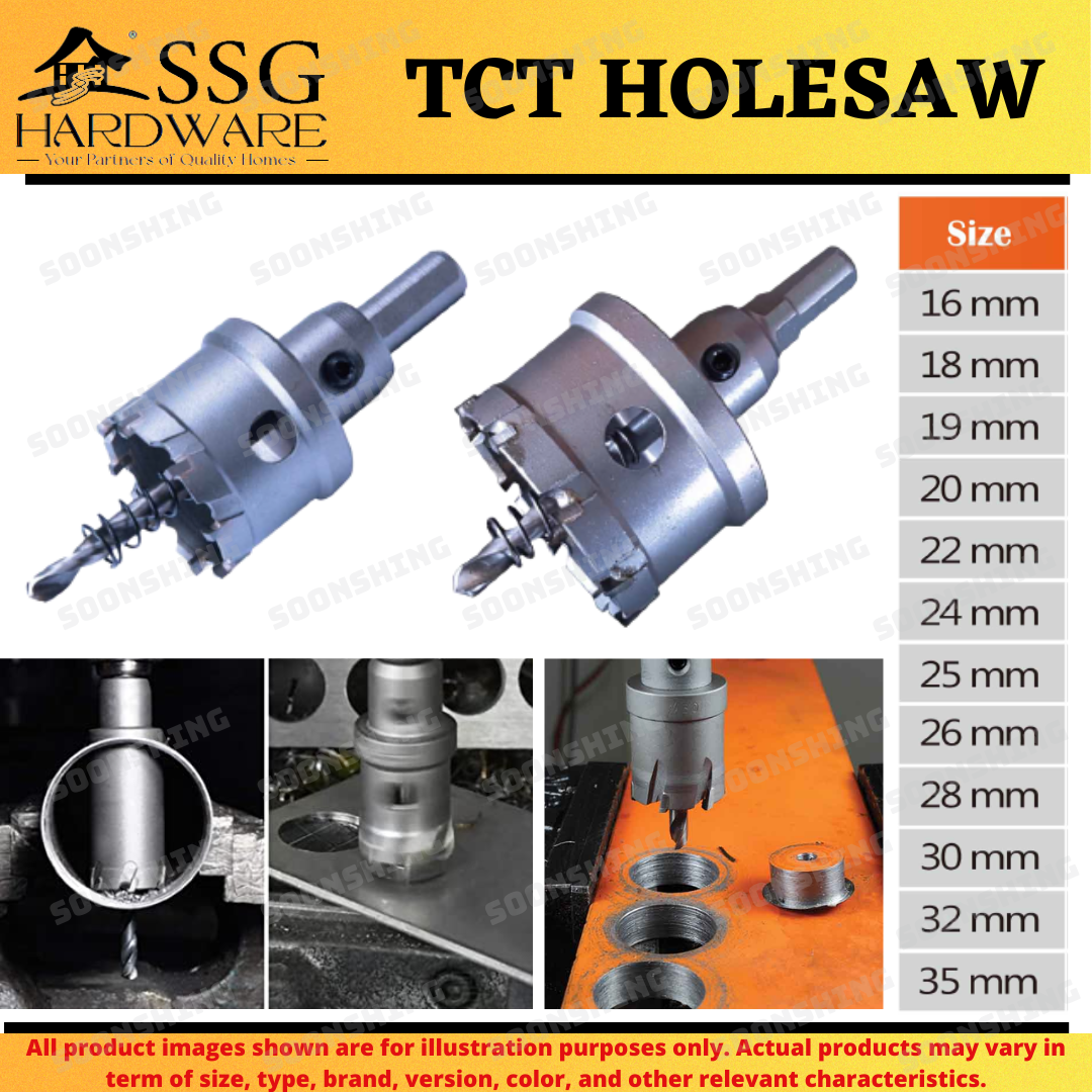 16mm-35mm TCT Hole Saw for Drilling Inox Metal Stainless Steel ...