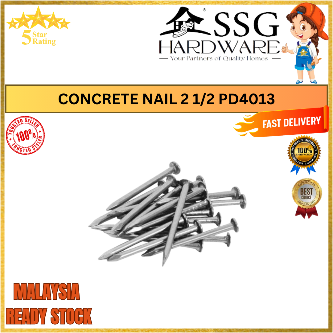 CONCRETE NAIL 2 1/2 INCH / PAKU DINDING KONKRIT
