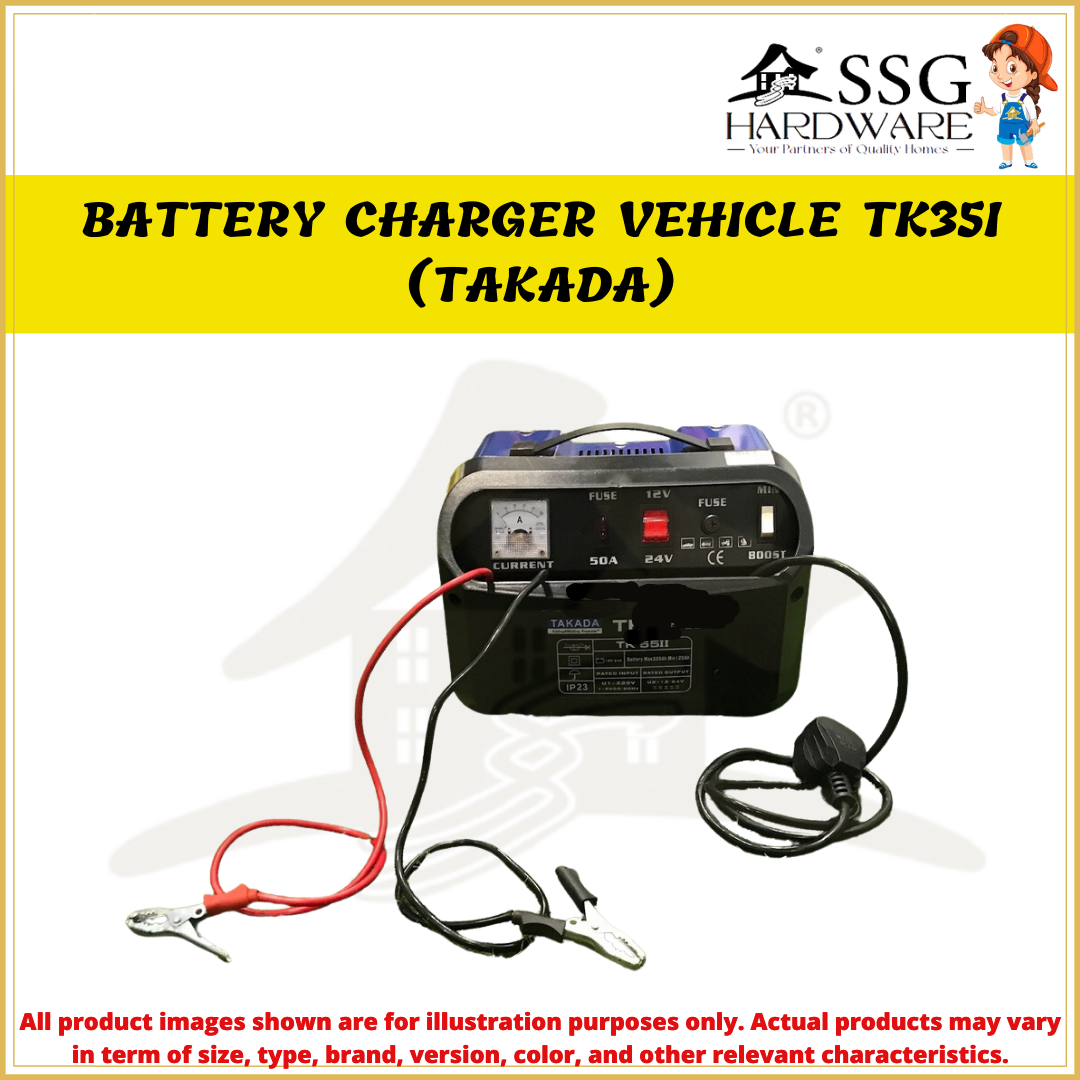 BATTERY CHARGER VEHICLE TK35I (TAKADA) / BATERI KERETA / TEMPAT CAS ...