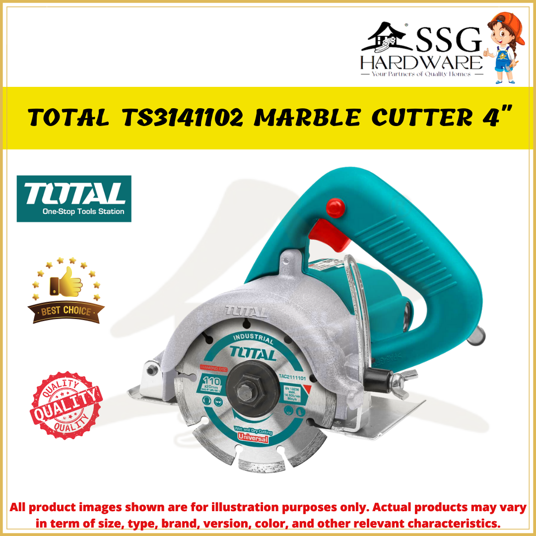 TOTAL TS3141102 MARBLE CUTTER 4"/ MARBLE TILE / WOOD CUTTING MACHINE ...