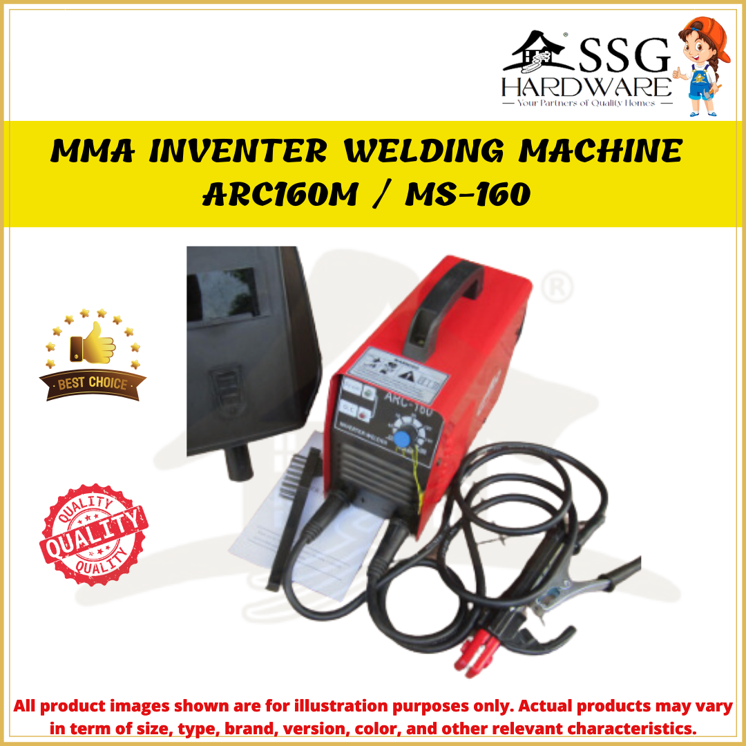 MMA INVERTER WELDING MACHINE ARC160M / MS-160 / PORTABLE MMA WELDING ...