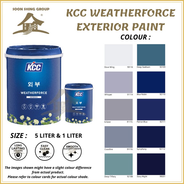 SS274 KCC WEATHERFORCE EXTERIOR PAINT 1L / 5L