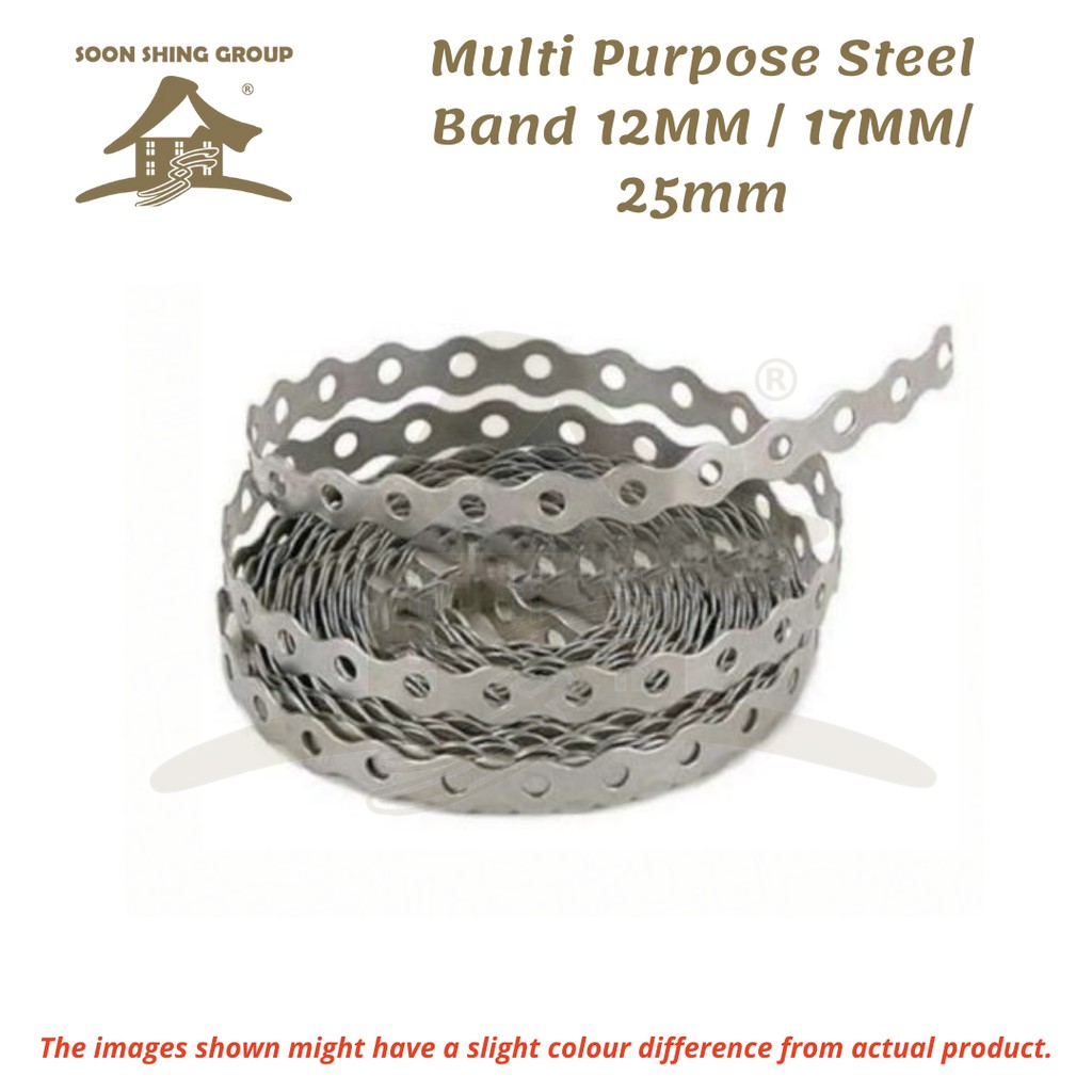 10Meter Multi Purpose Steel Band / Bend Besi - 12mm / 17mm / 25mm