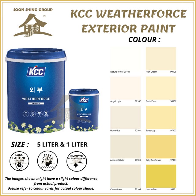 SS561 KCC WEATHERFORCE EXTERIOR PAINT 1L / 5L