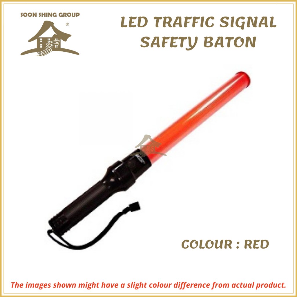 LED TRAFFIC SAFETY SIGNAL BATON (RED)