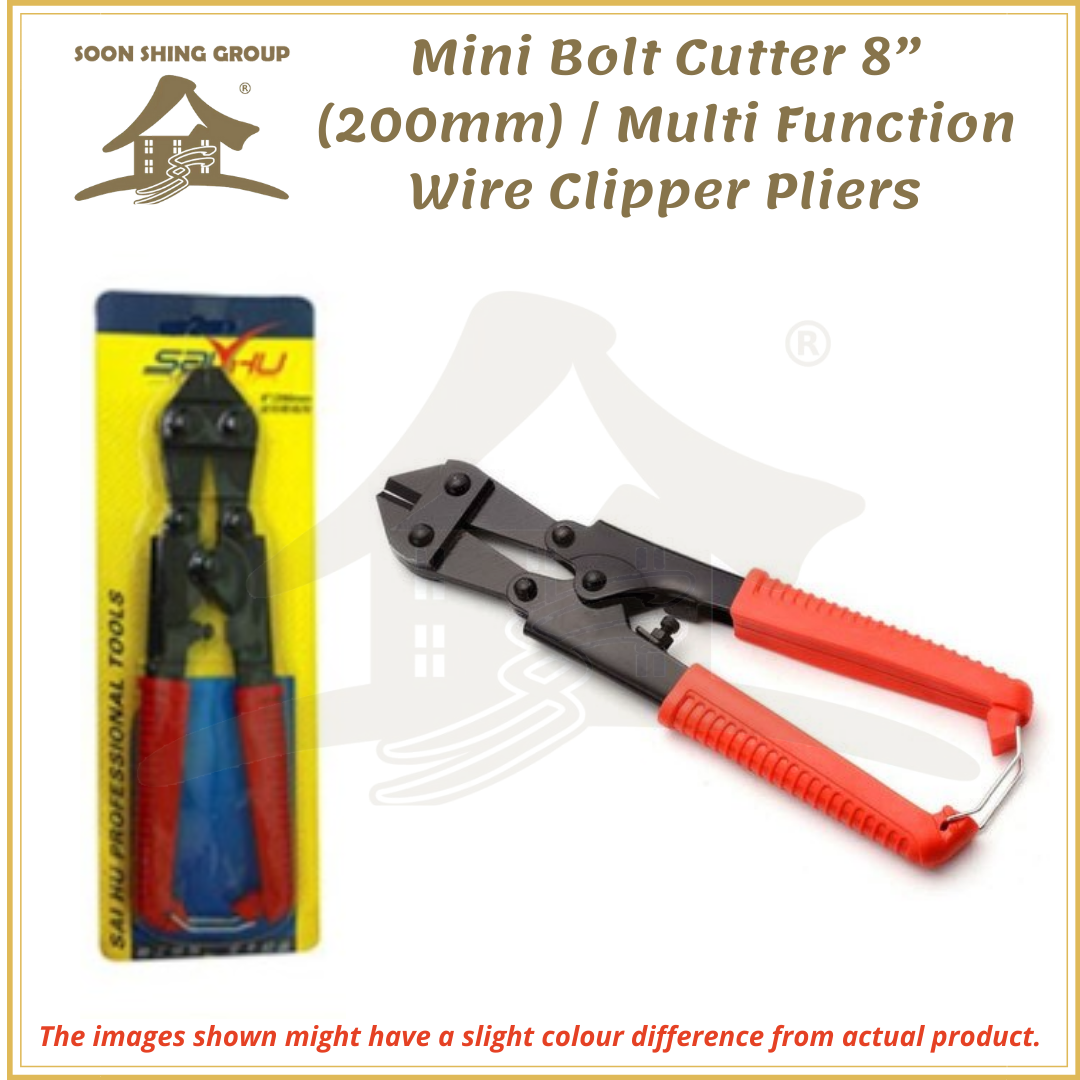 MINI BOLT CUTTER 8” (200mm) / MULTI FUNCTION WIRE CLIPPER PLIERS